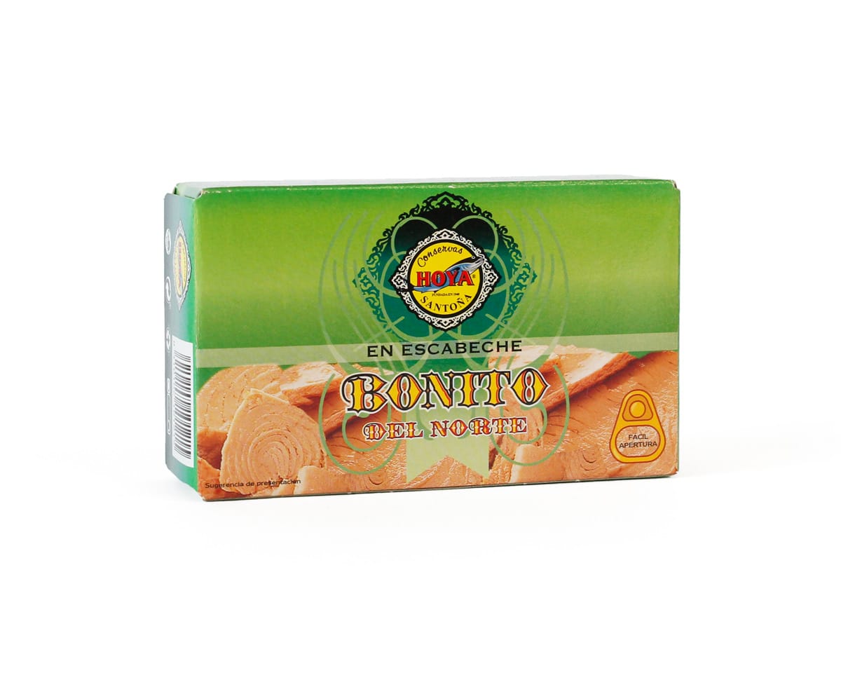 bonito del norte en escabeche hoya
